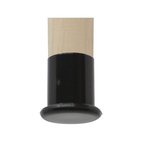 Surface Gard 9.5mm Black Round Plastic External Chair Tip - 4 Pack ...