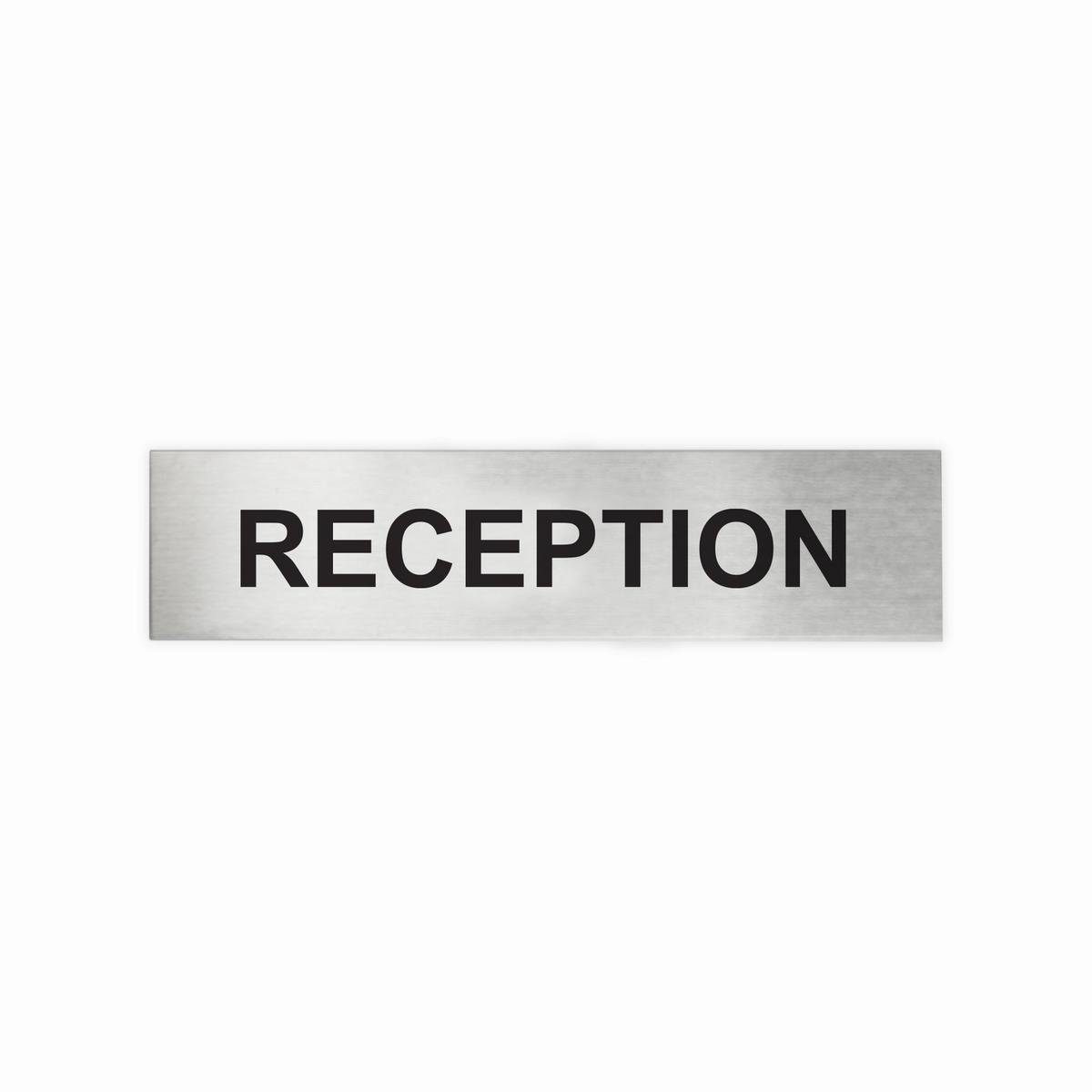 Sandleford 200 x 50mm Stainless Steel Reception Sign - Bunnings Australia