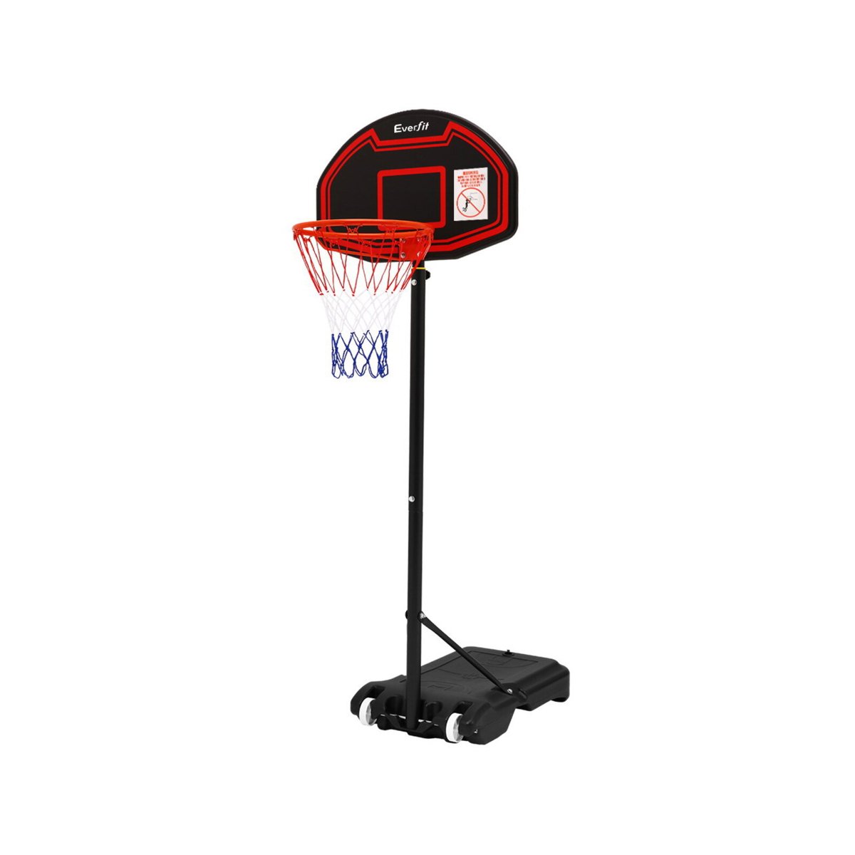 Everfit Basketball Hoop 2.1M Black Stand System - Bunnings Australia