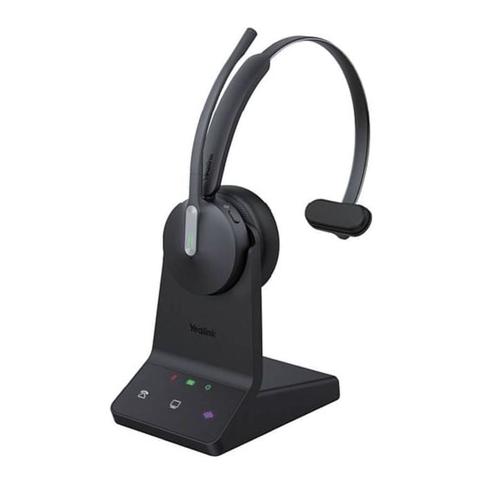 Yealink Mono Microsoft Teams Certified DECT Wireless Headset [WH64-Mono ...