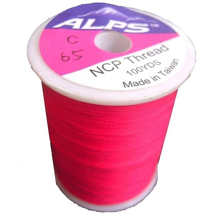 Alps 100yds of Hot Pink Rod Wrapping Thread - Size C (0.2mm) Rod ...
