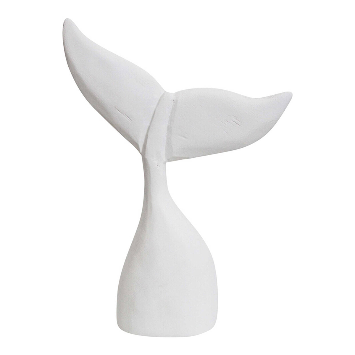 LVD Timber Wood 34cm Whale Tail Drift Decorative Figurine - White ...
