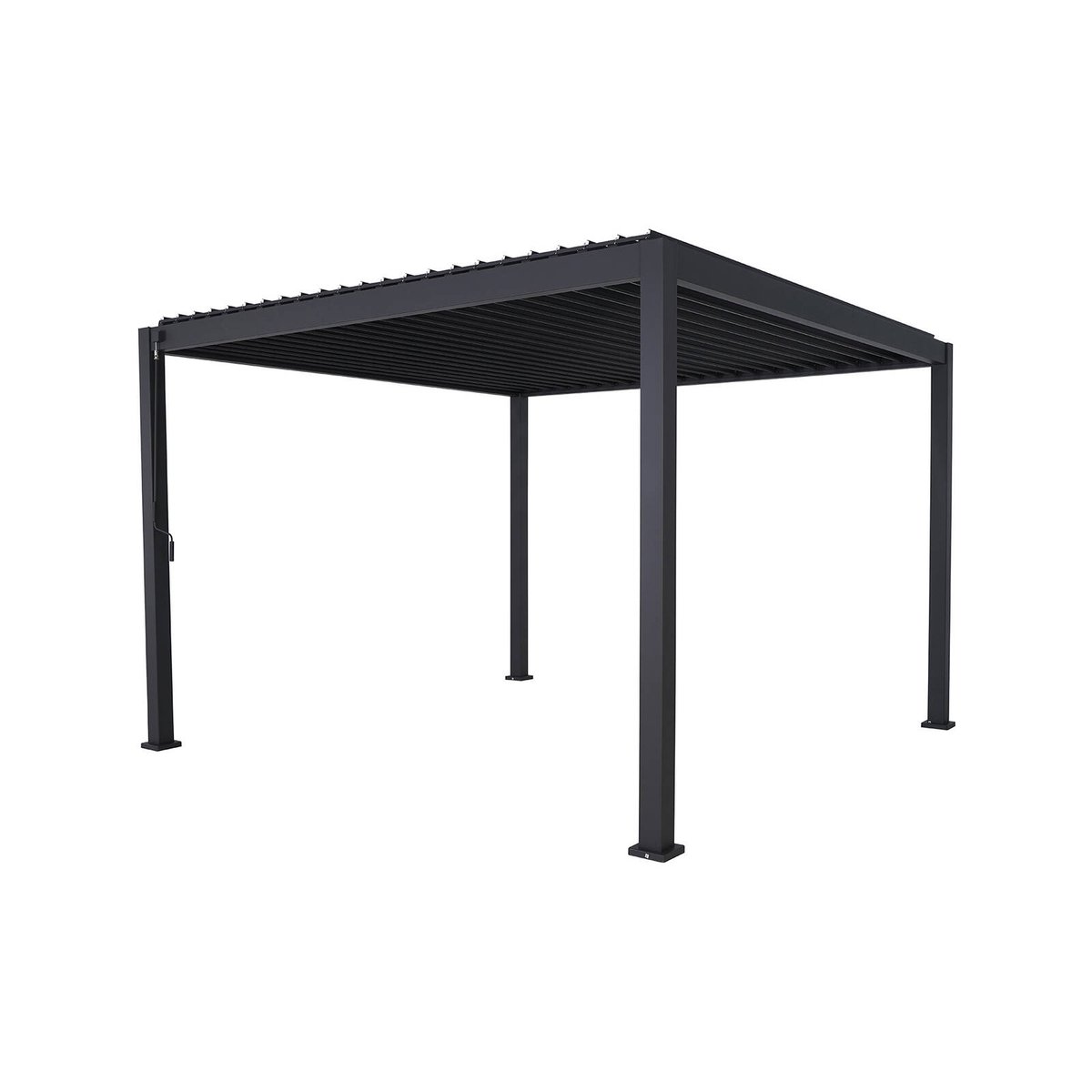 Mimosa 3 x 3m Lava Portsea Louvre Semi Permanent Gazebo - Bunnings New ...