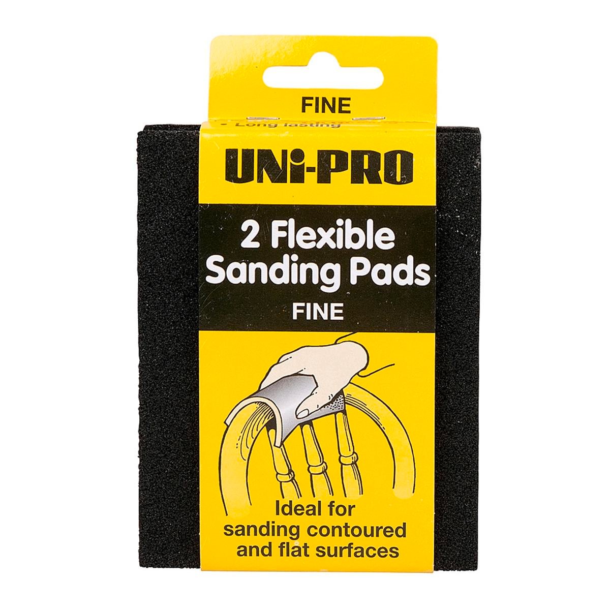 UNi-PRO Flexible Fine Sanding Pad - 2 Pack - Fine - Bunnings Australia