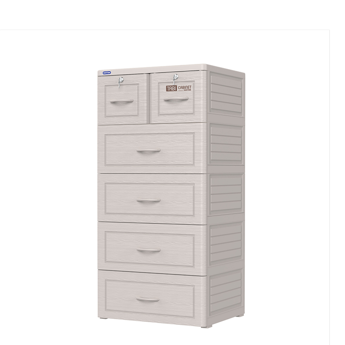 DuyTan TABI Premium 5 Tier Drawer Plastic Storage Unit Shelf ...