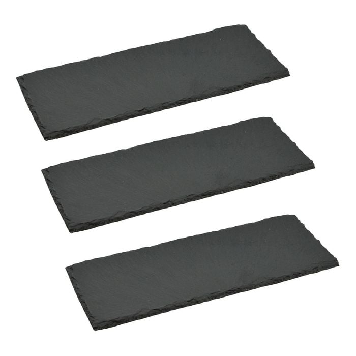 Argon Tableware Slate Side Plate - 29 X 12 Cm - Pack Of 3 - Bunnings ...