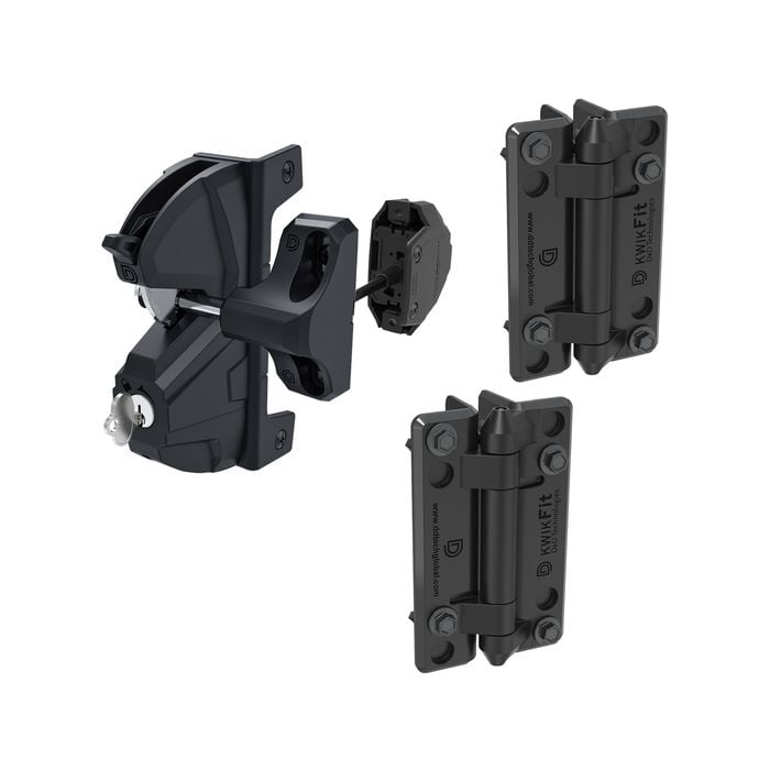 D&D Technologies LokkLatch DELUXE Gate Latch and KwikFit Gate Hinges ...