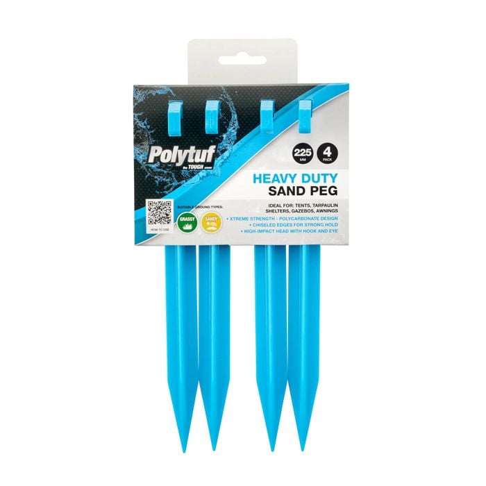 Polytuf 225mm Sand Peg - 4 Pack - Bunnings New Zealand