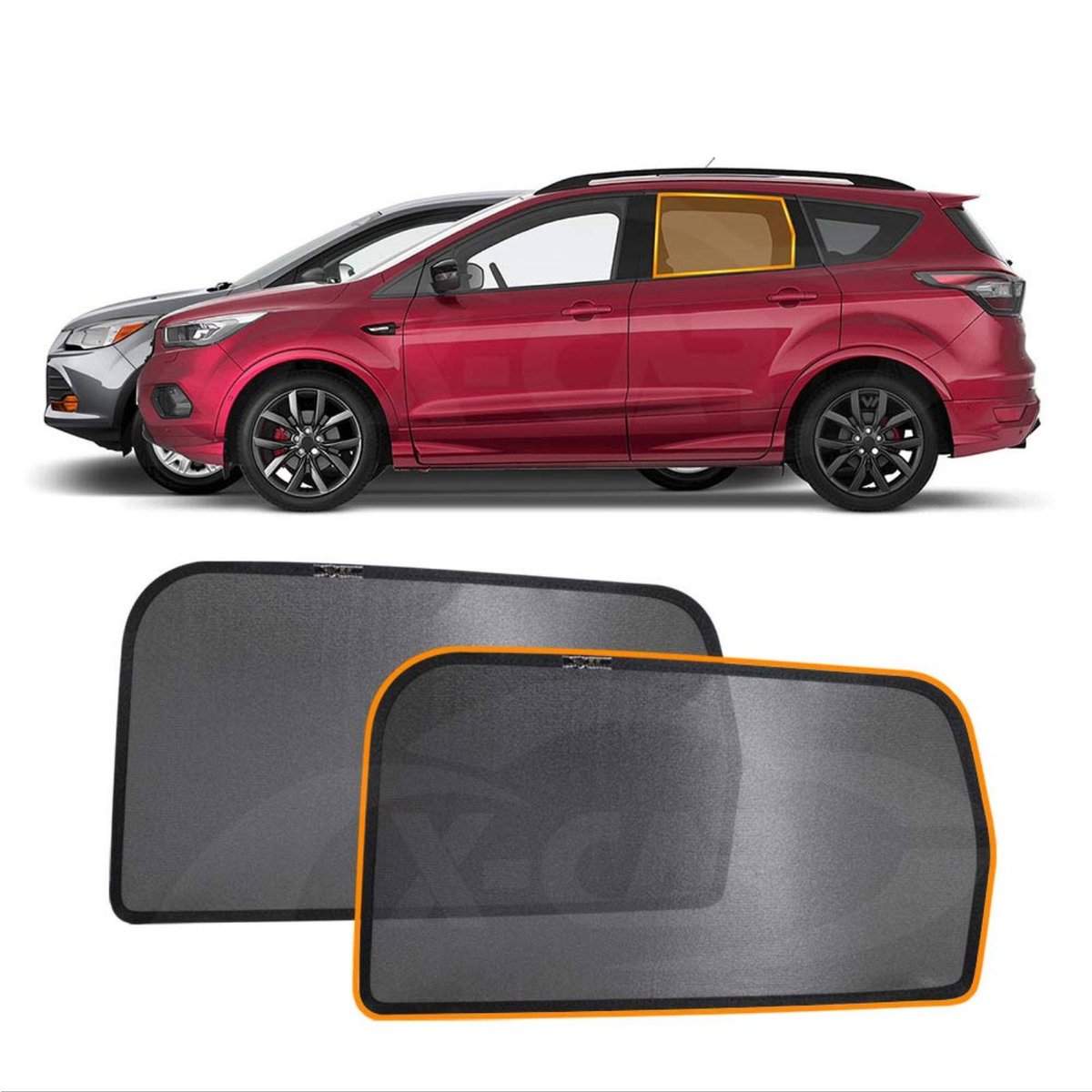 Rear Window Sun Shade for Ford Kuga/Escape 2012-2021 Magnetic Car Sun ...
