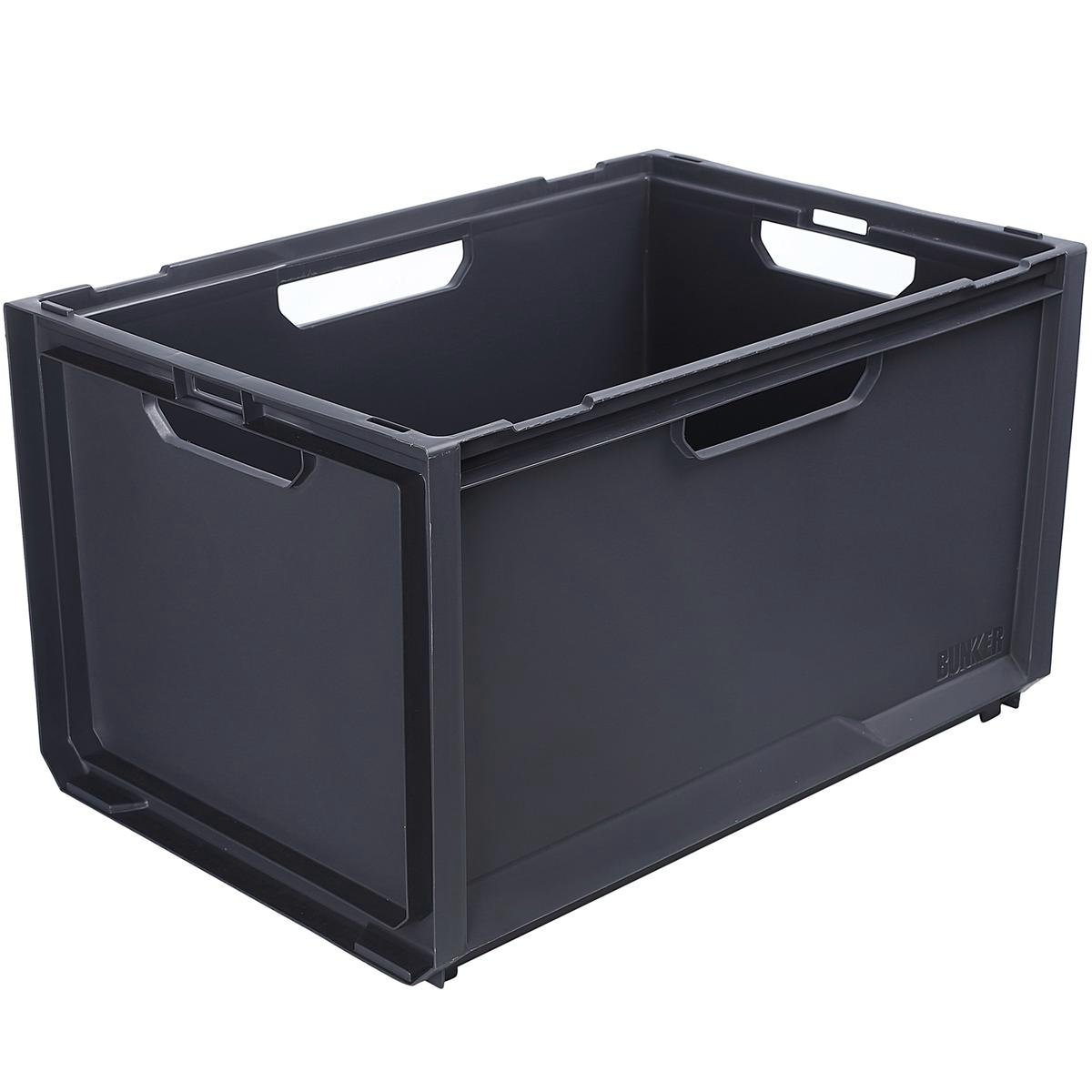 Ezy Storage 66L Grey Bunker System Heavy Duty Crate - Bunnings Australia