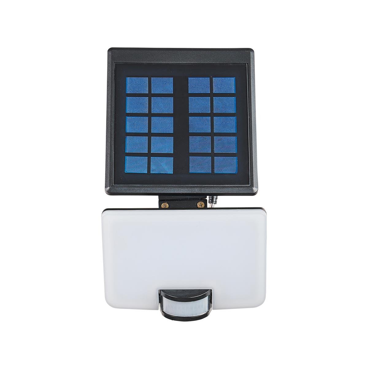 Brilliant Black Noah Solar Sensor Security Light - Bunnings Australia