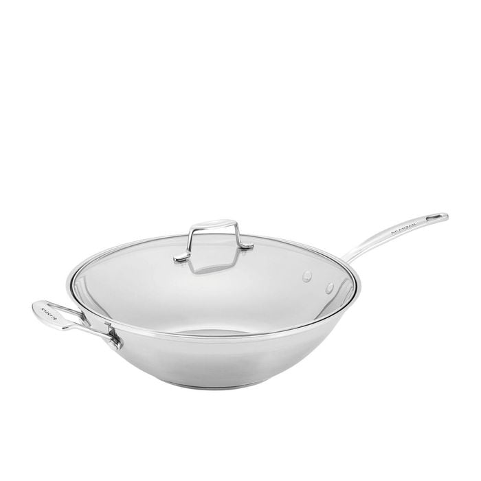 Scanpan Impact Wok with Lid 32cm - Bunnings Australia