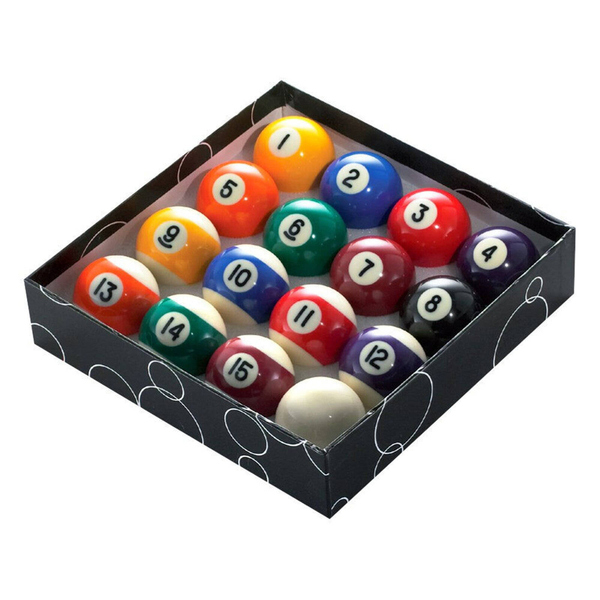 16pc Standard Pool/Billiards Balls Set Boxed 2 1/4 Inch - Bunnings ...