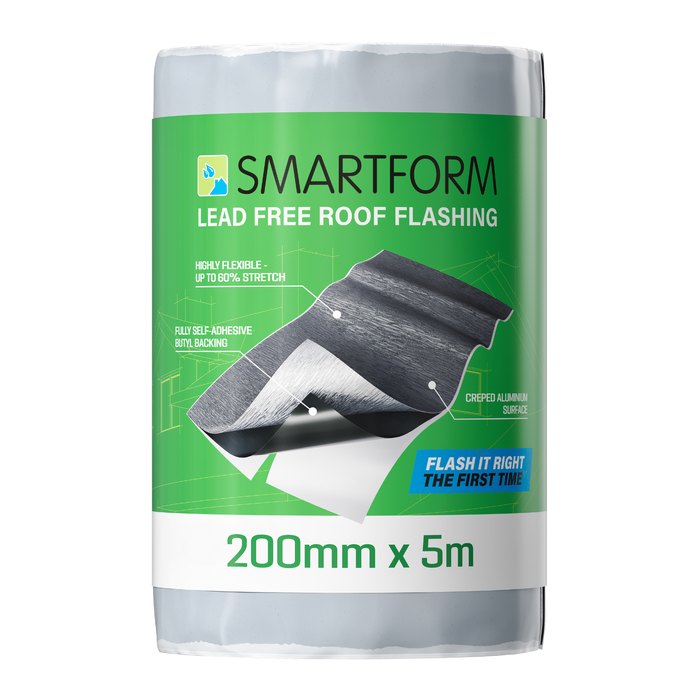 Smartform 200mm x 5m Lead Grey Lead Free Flashing - Bunnings Australia