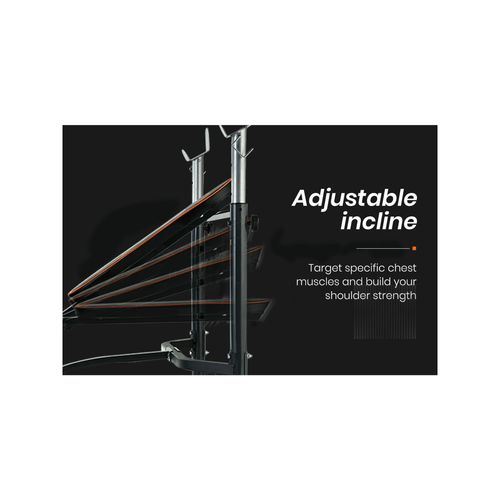 PROFLEX Adjustable Incline Weight Bench - Home Gym Fitness Training ...