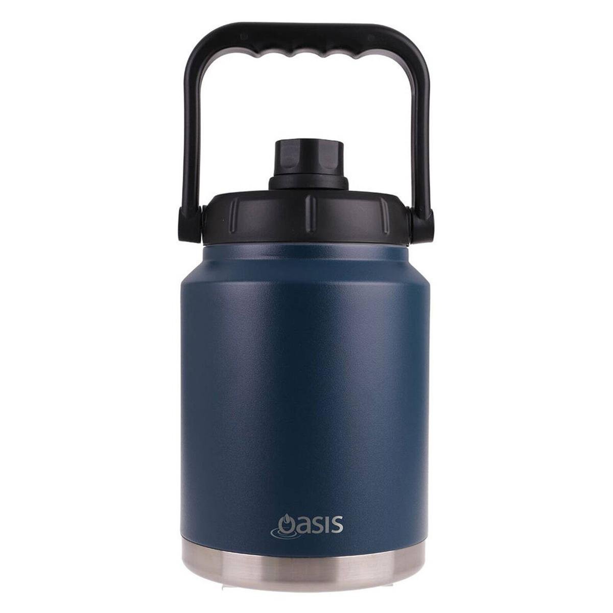 Oasis 2.1L Insulated Mini Jug Stainless Steel w/ Carry Handle - Navy ...