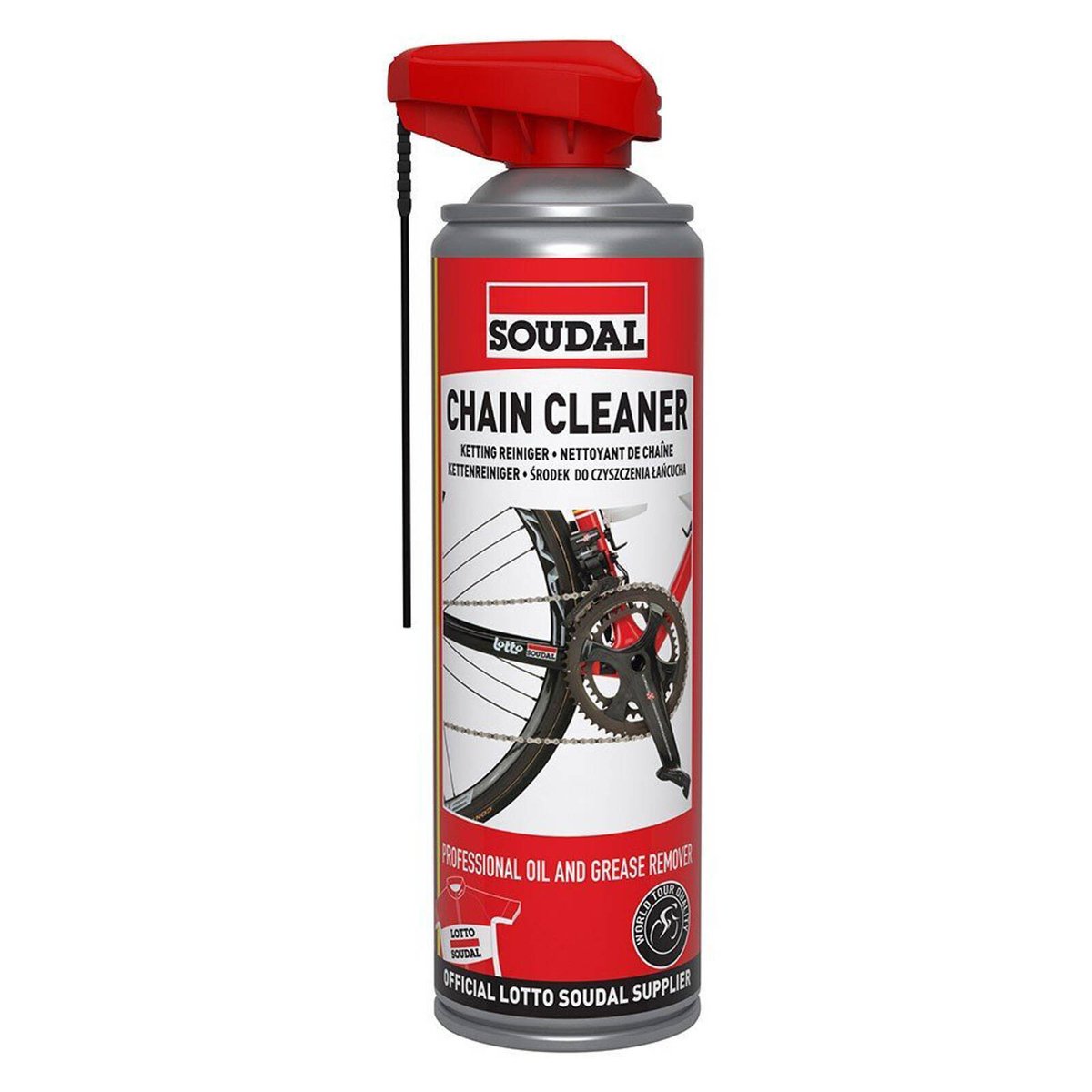 Soudal Bike/Bicycle Chain Dirt Cleaner Spray Can 500ml - Bunnings Australia
