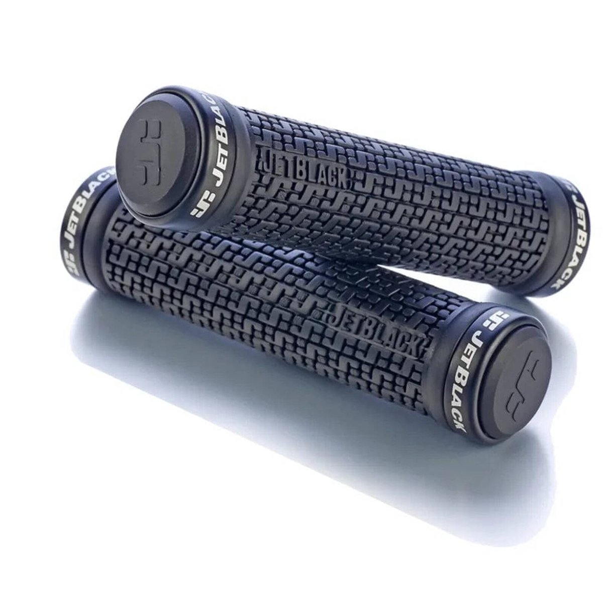 JetBlack Pin Lock On Grips Black/Black Rings - Black - Bunnings Australia