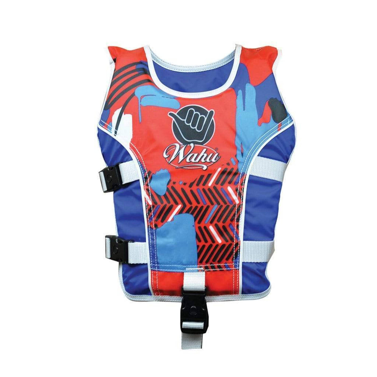 Wahu Swim Vest Child Medium Red/Blue 20-30kg 4-5y - Bunnings Australia
