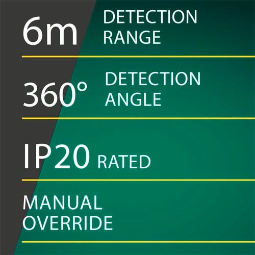 Arlec Recessed Security Sensor - Bunnings Australia