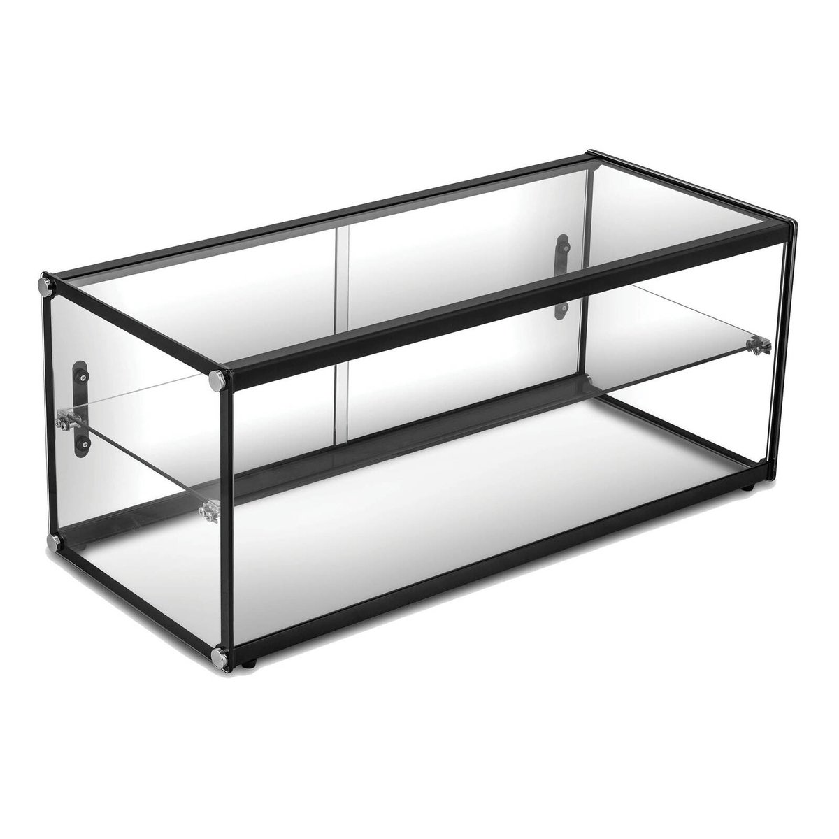 Exquisite Two Tiers Flat Glass Ambient Cake Display - Bunnings Australia