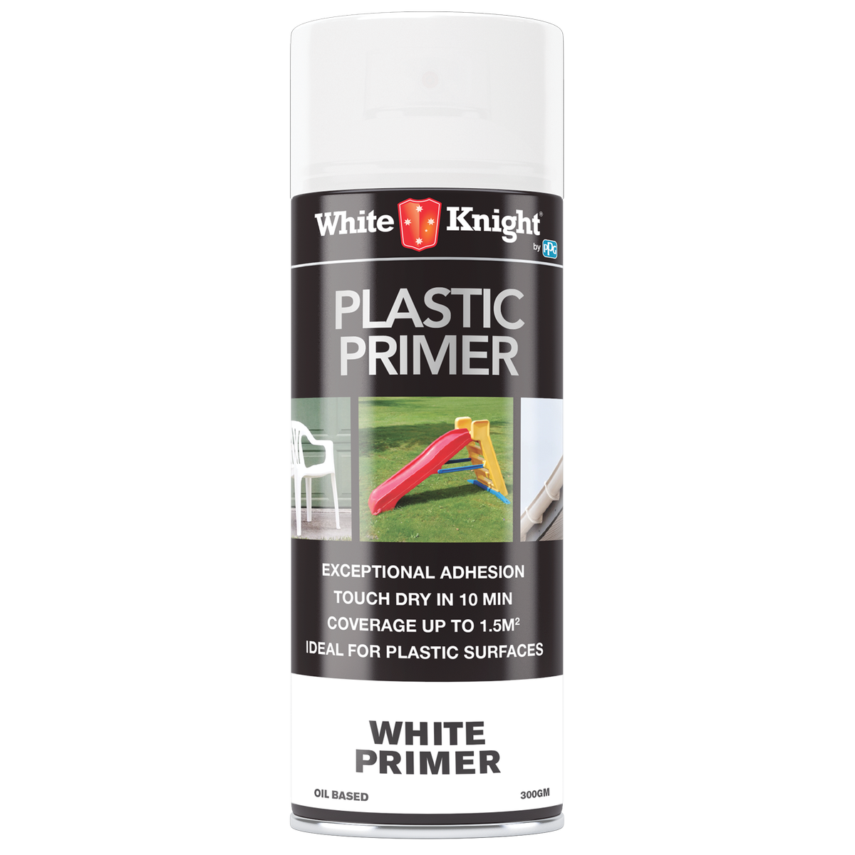 White Knight 300g White Plastic Primer Spray Paint - Bunnings Australia