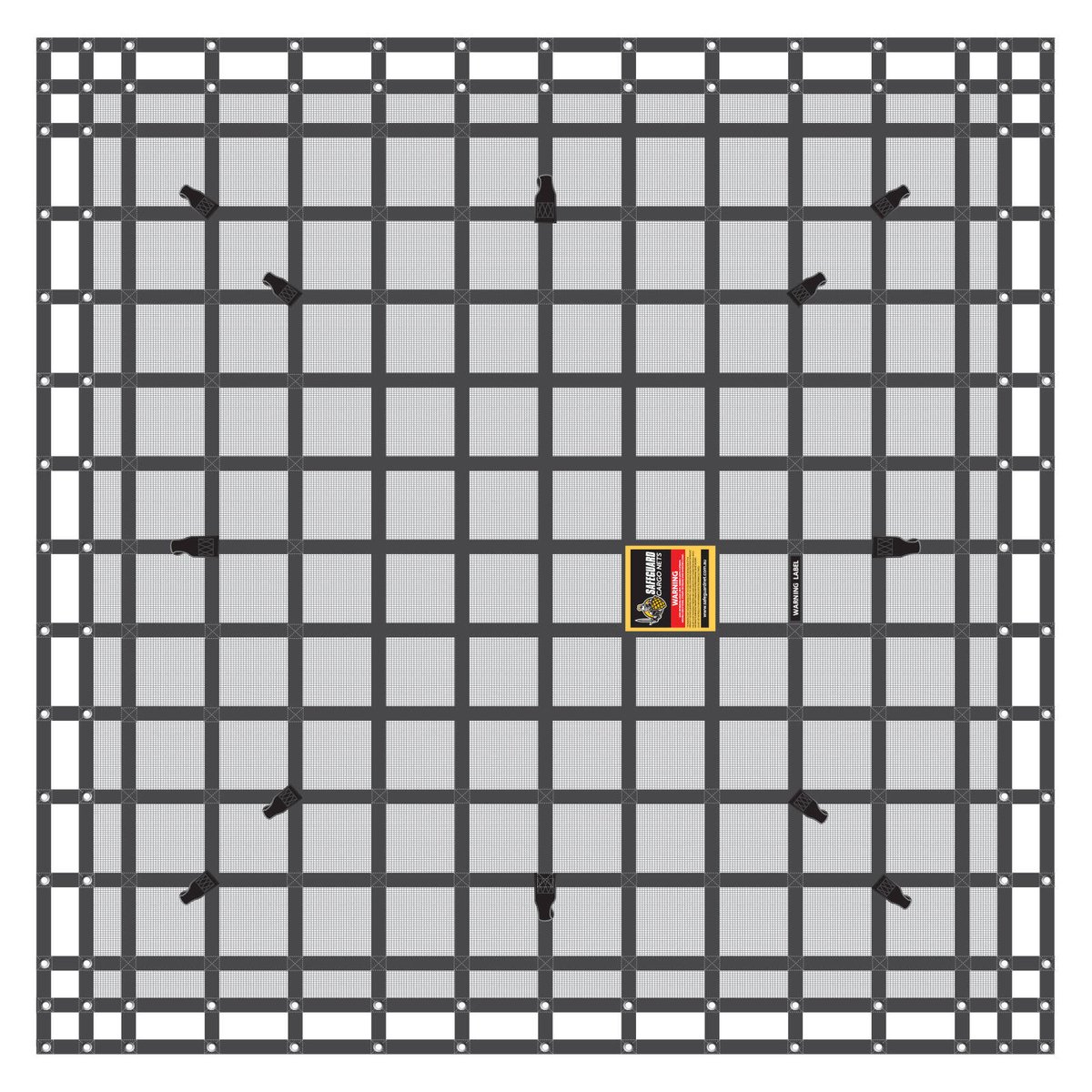 Safeguard 2400 x 2400mm Dual Cab Cargo Net - Bunnings Australia