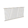 ProtectorAl 1201 - 2399 x 1200mm Paperbark Aluminium Garden Fence Panel ...