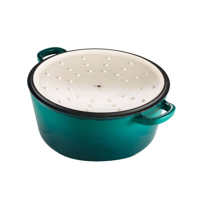 Baccarat Le Connoisseur Limited Edition Cast Iron Round French Oven /6.3L 29cm/6.3L - Teal ...