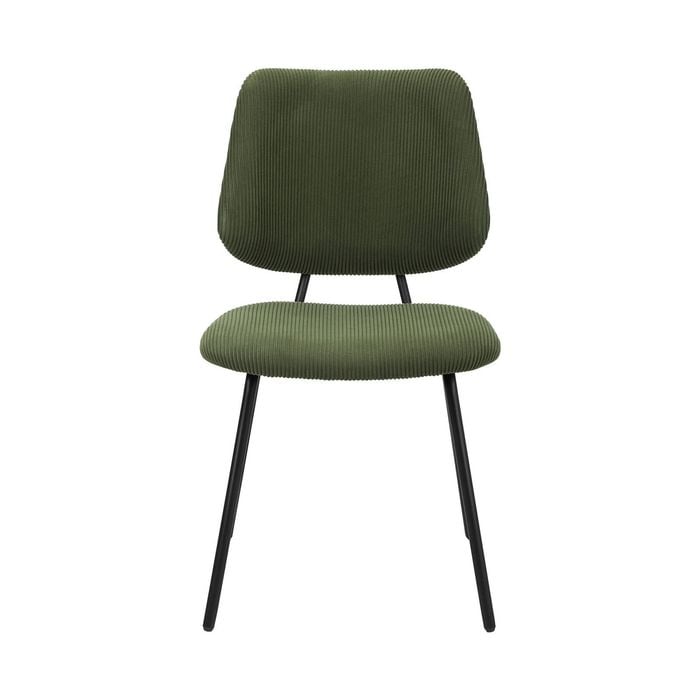 Oikiture 6x Dining Chair Vintage Retro Polyester Kitchen Padded Lounge ...