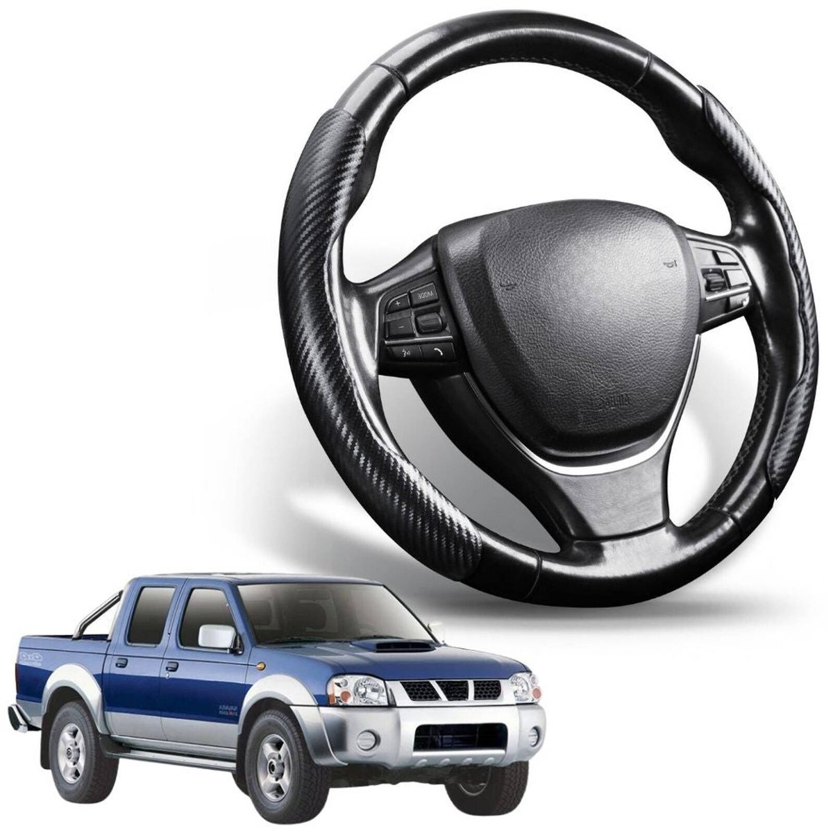 Segmented Steering Wheel Cover for Nissan Navara Dual Cab 1997 - 2018 ...
