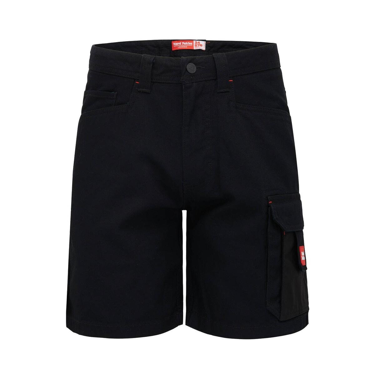 Hard Yakka Size 77R Black Legends Cargo Shorts - Bunnings Australia