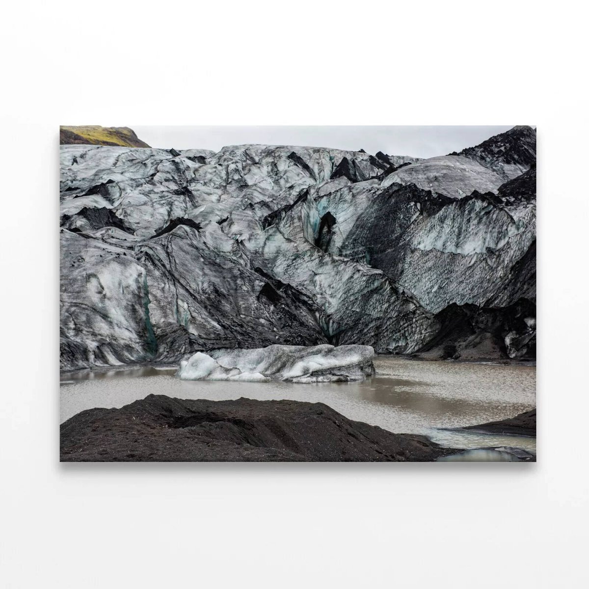 Iceberg on Iceland Print 100% Australian Made 75 x 50cm (Stretched ...