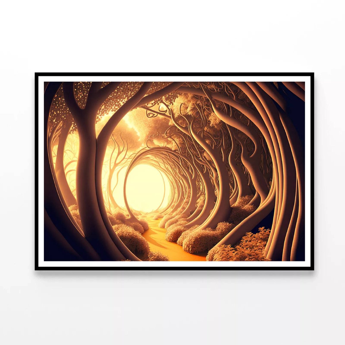 Close-Up of a Trees Print 100% Australian Made 120x90cm (Poster ...