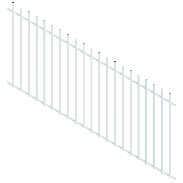 ProtectorAl 1201-2400 x 1200W x 1200H Pearl White Radiator Pool Fence ...