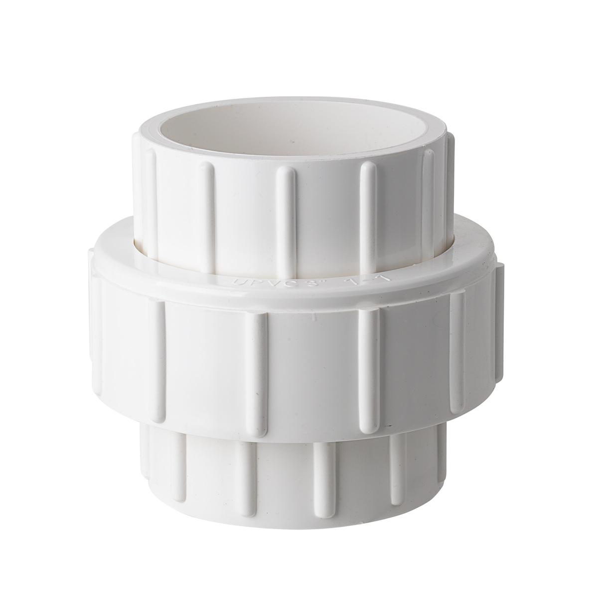 Holman 80mm Press PVC Barrel Union - Bunnings Australia