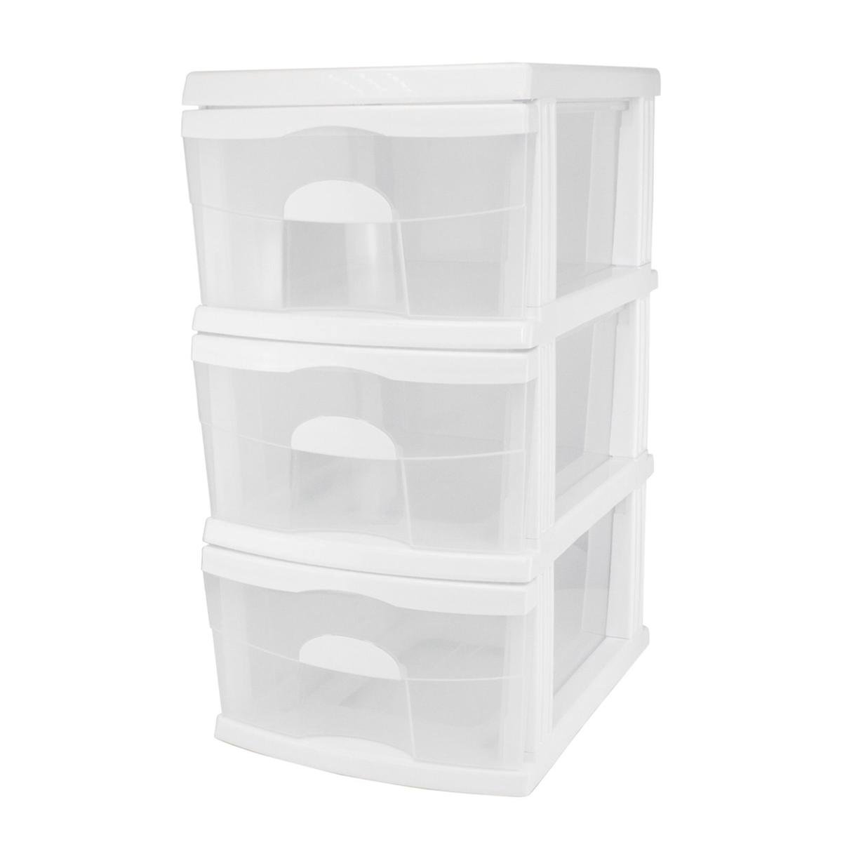 Taurus 3 White A3 Storage Drawers - Bunnings New Zealand