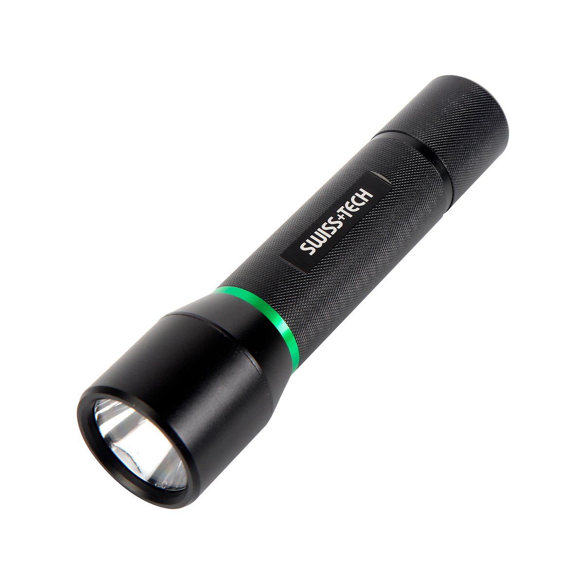 SWISS+TECH 400lm Dual Power Rechargeable Flashlight - Bunnings Australia