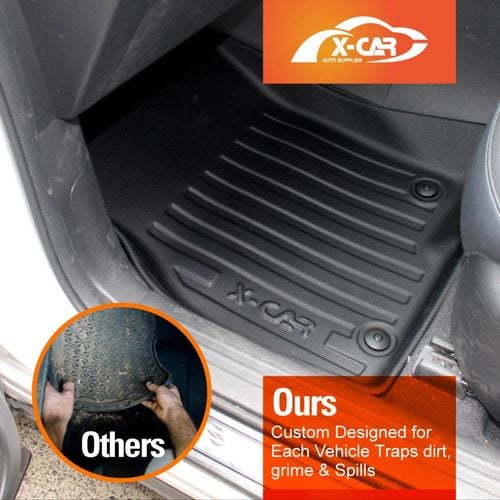 3D All-Weather TPE Floor Mats Boot Liner for Mazda CX-8 CX8 2018-2024 ...