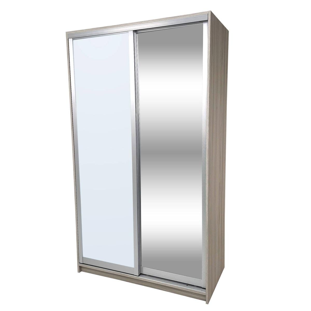 Bedford 1150mm 2 Door Sliding Robe Bundle with White and Mirror Glass ...