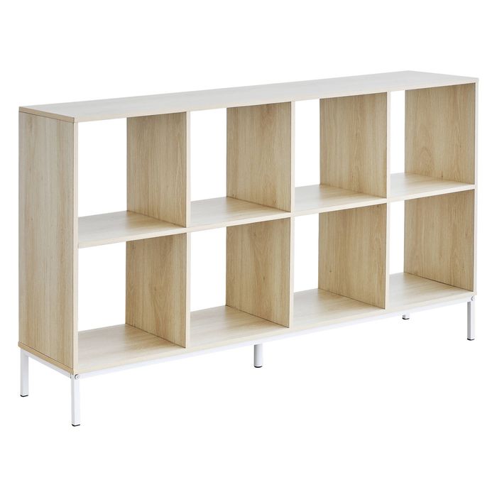 Cooper & Co. Cuba 118cm Large Bookshelf Natural White - Bunnings Australia