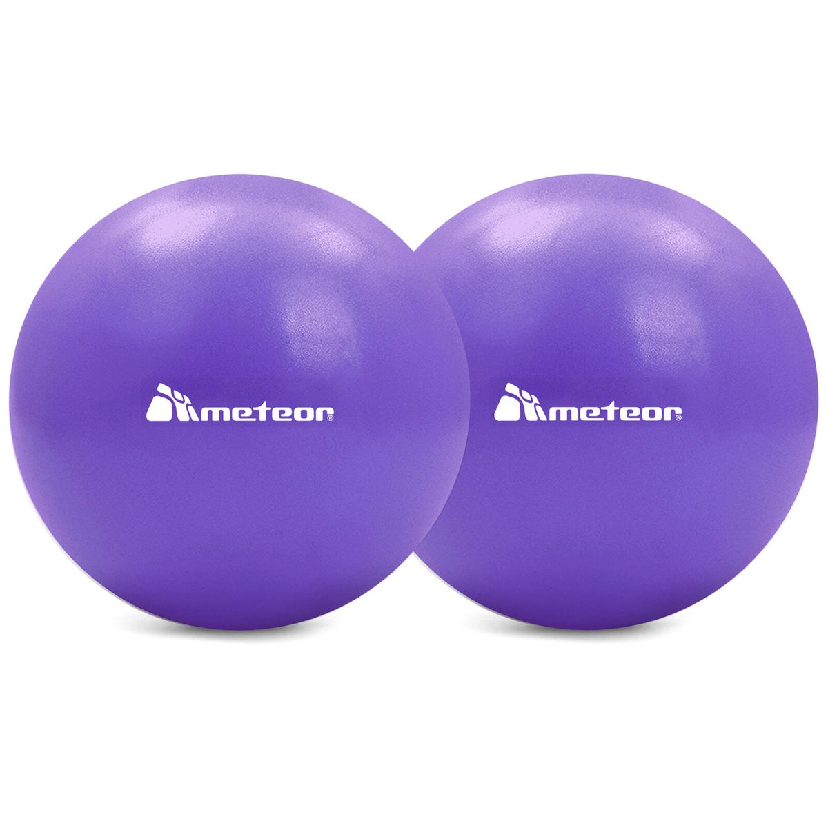 METEOR 25cm Mini Pilates Ball Dual-Pack in Purple - Bunnings Australia
