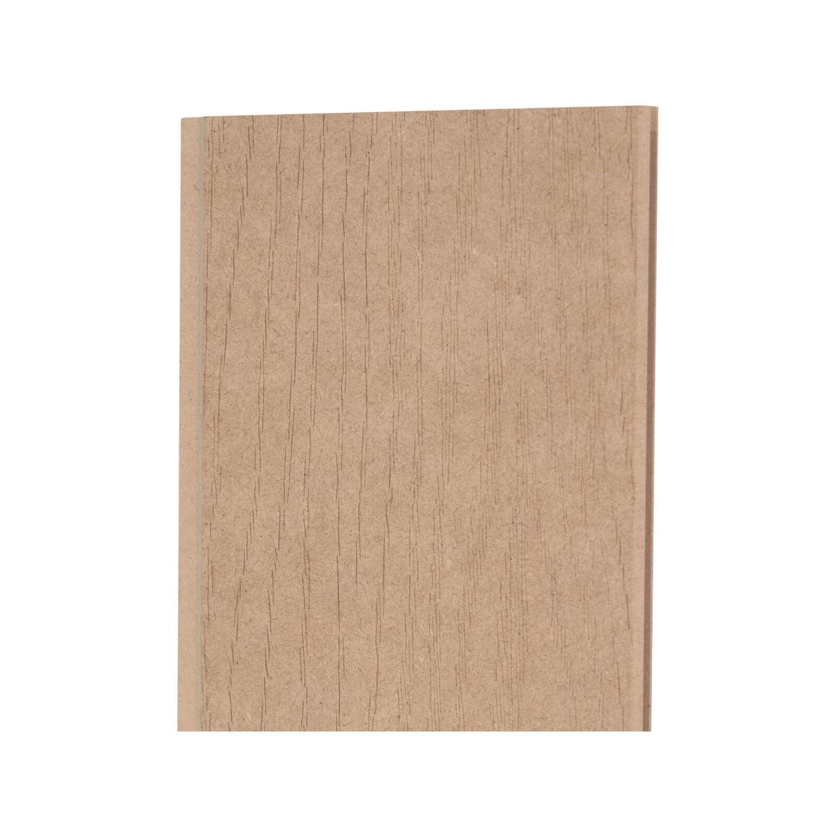 inBuilt 2700 x 145 x 12mm Raw Embossed Oak Lining Board MDF MR E0 ...