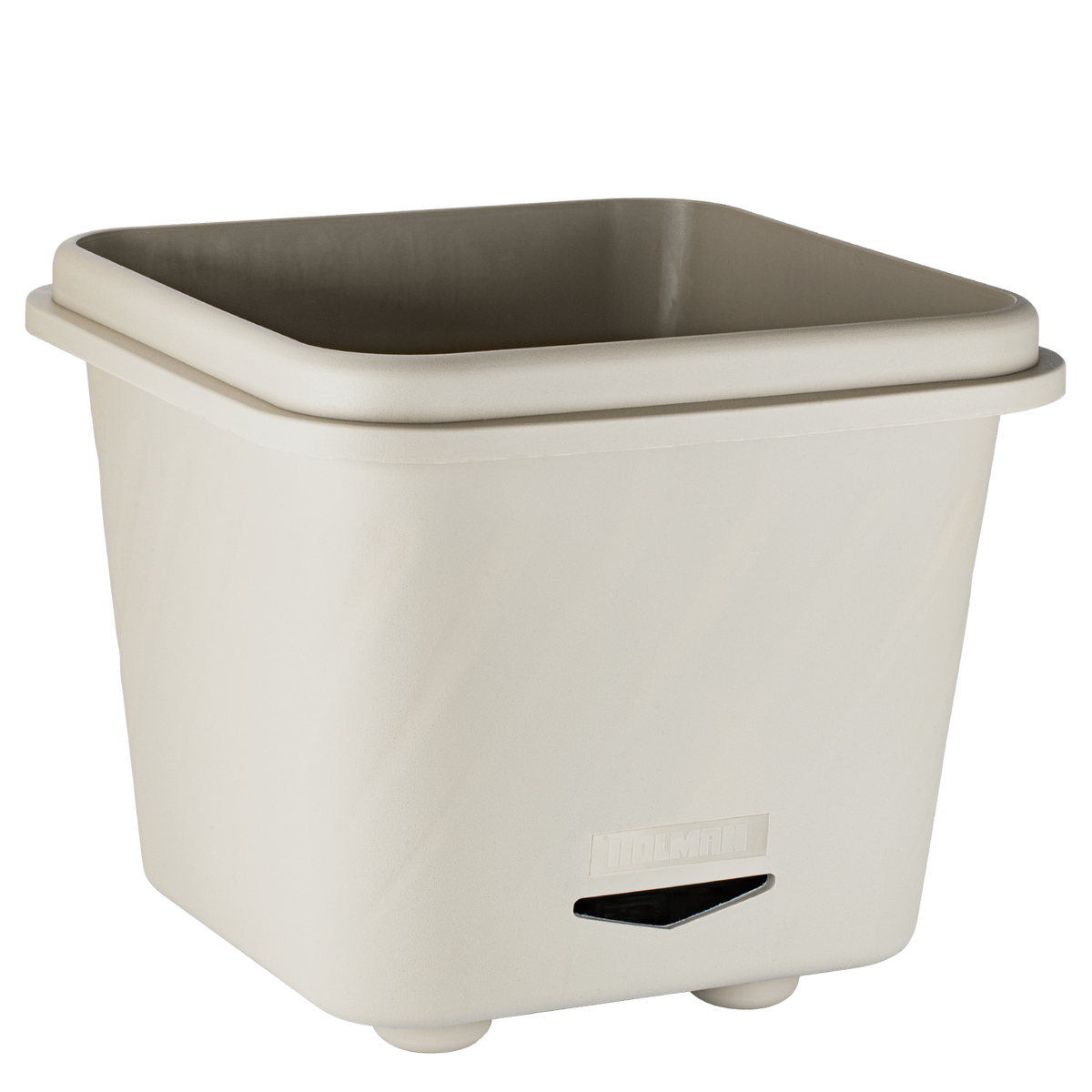 Holman 390 x 390 x 340mm Stone Medium Square Self-Watering Pot - Medium ...