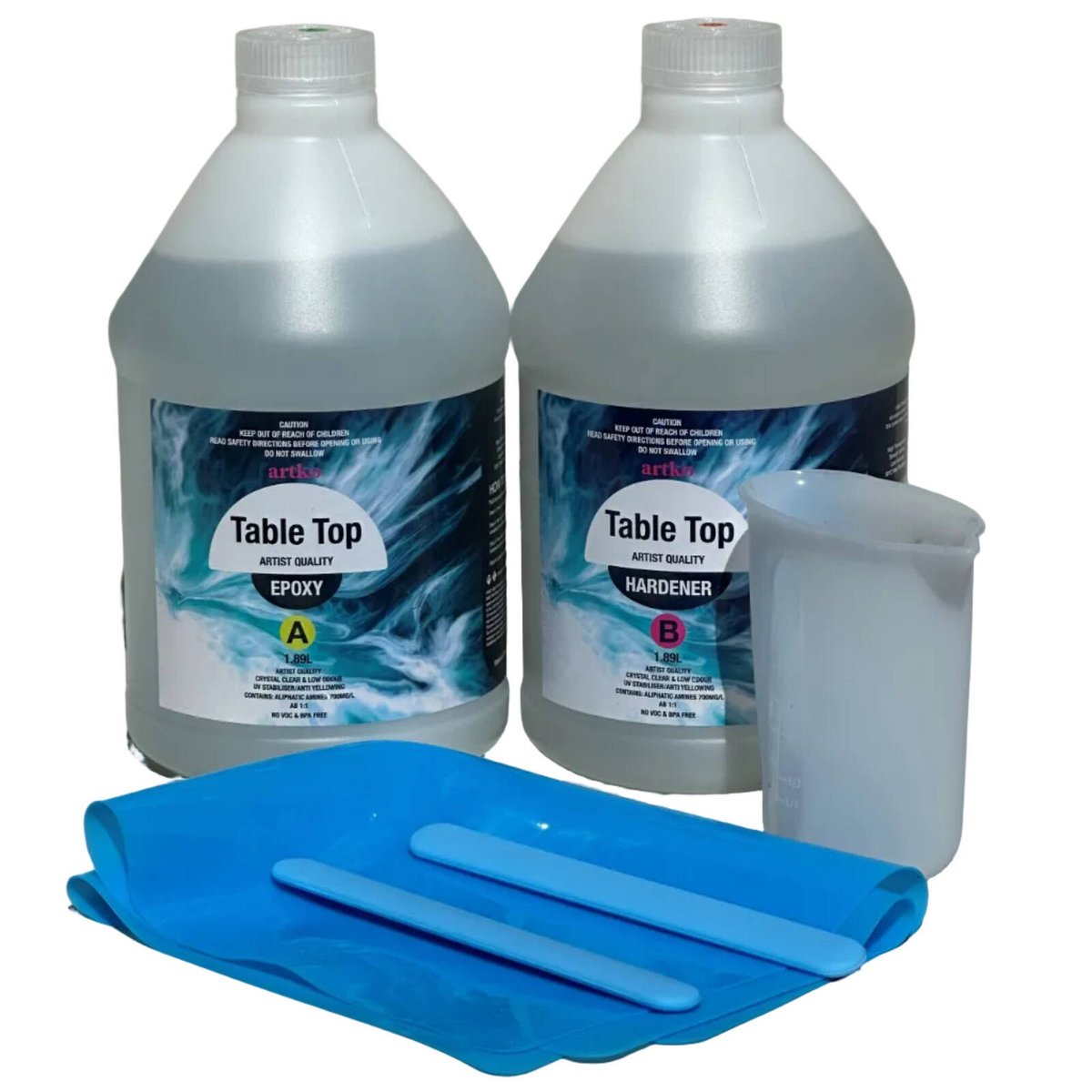 Artko Table Top Epoxy Resin 3.78 Litre Kit - Bunnings Australia