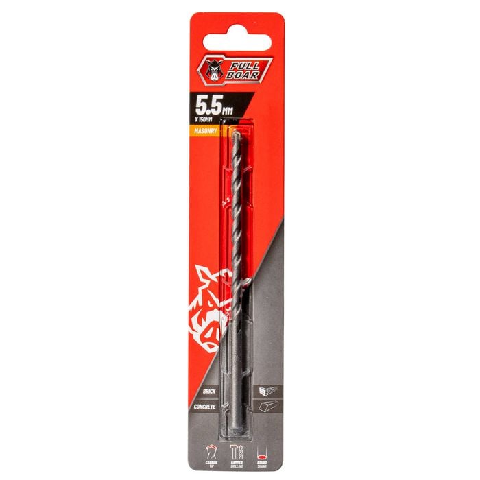 Full Boar 5.5mm TCT Masonry Drill Bit - Bunnings Australia