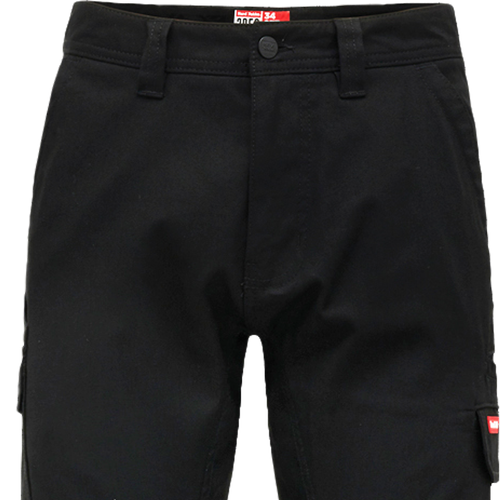 Hard Yakka Black 3056 Stretch Canvas Cargo Pants - Size 87R - Bunnings ...