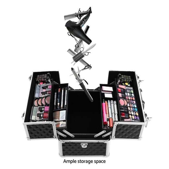 Embellir Beauty Case Makeup Travel Bag Organiser Cosmetic Storage Large ...