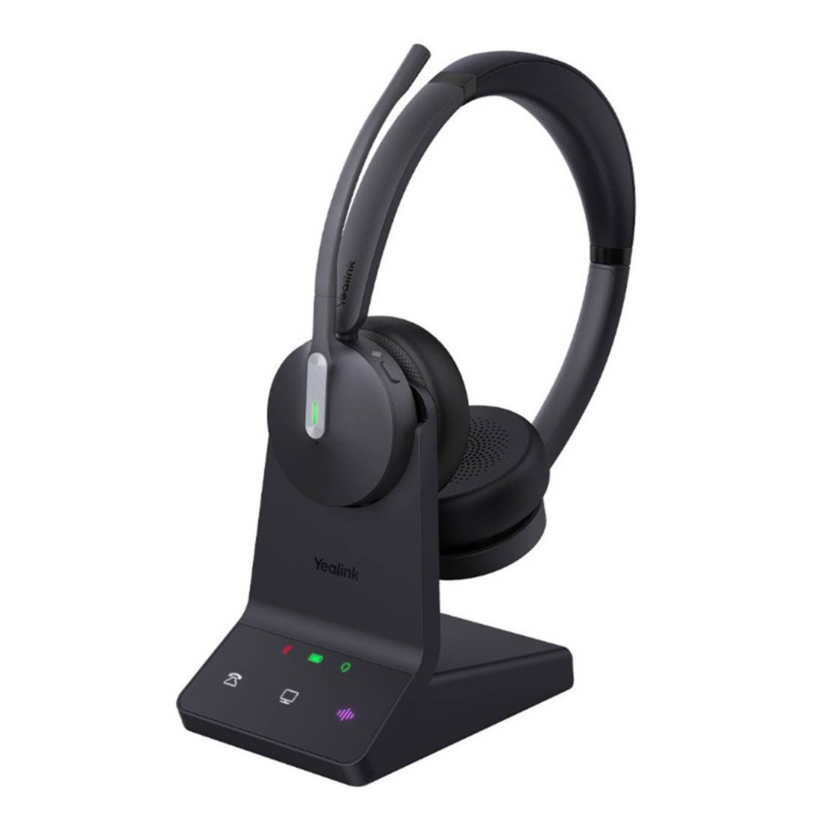 Yealink Wh64 Dual Uc Dect Wireless Headset, Dect & Bluetooth Wireless ...