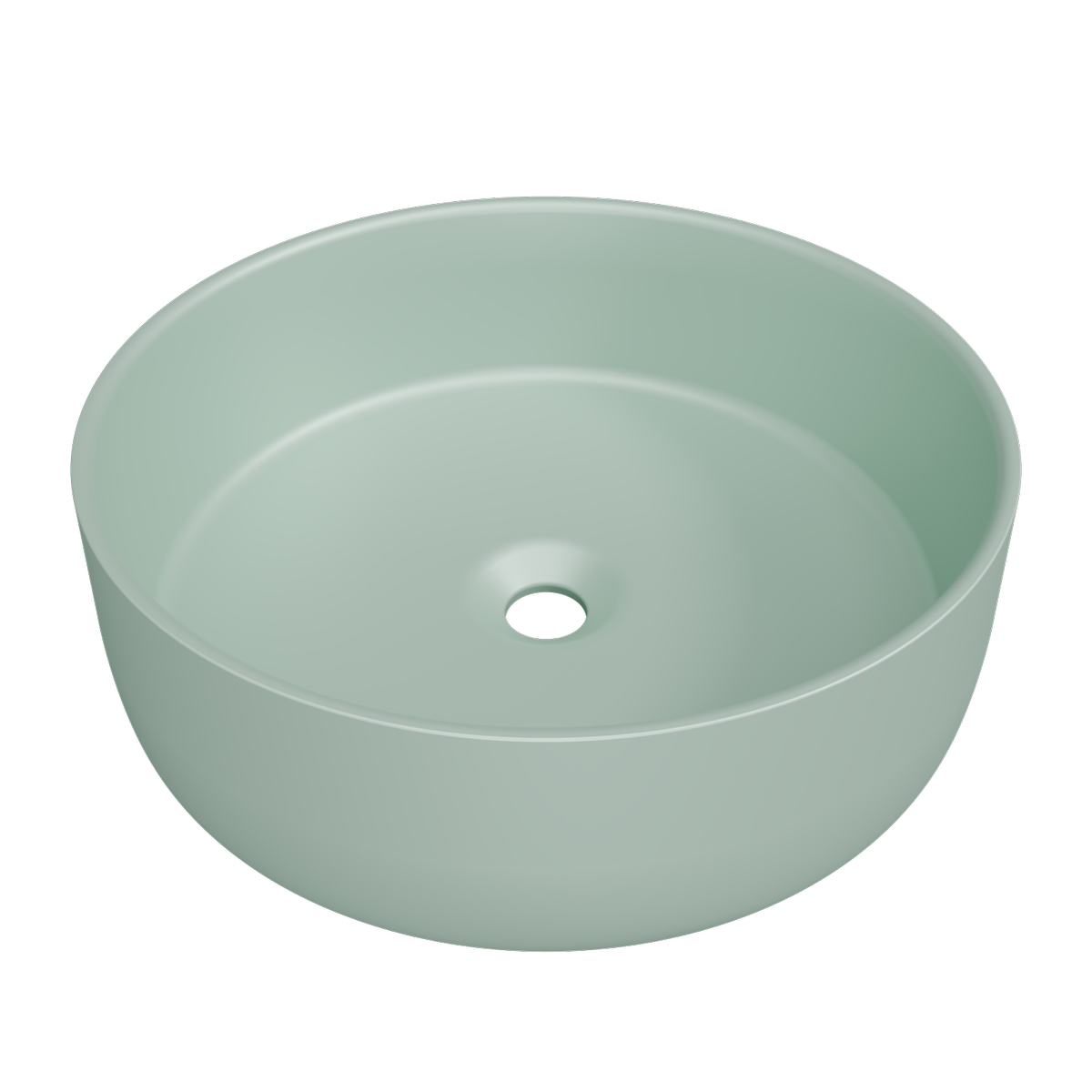 New England Joinery 360mm Mint Matt Allure Basin - Bunnings Australia